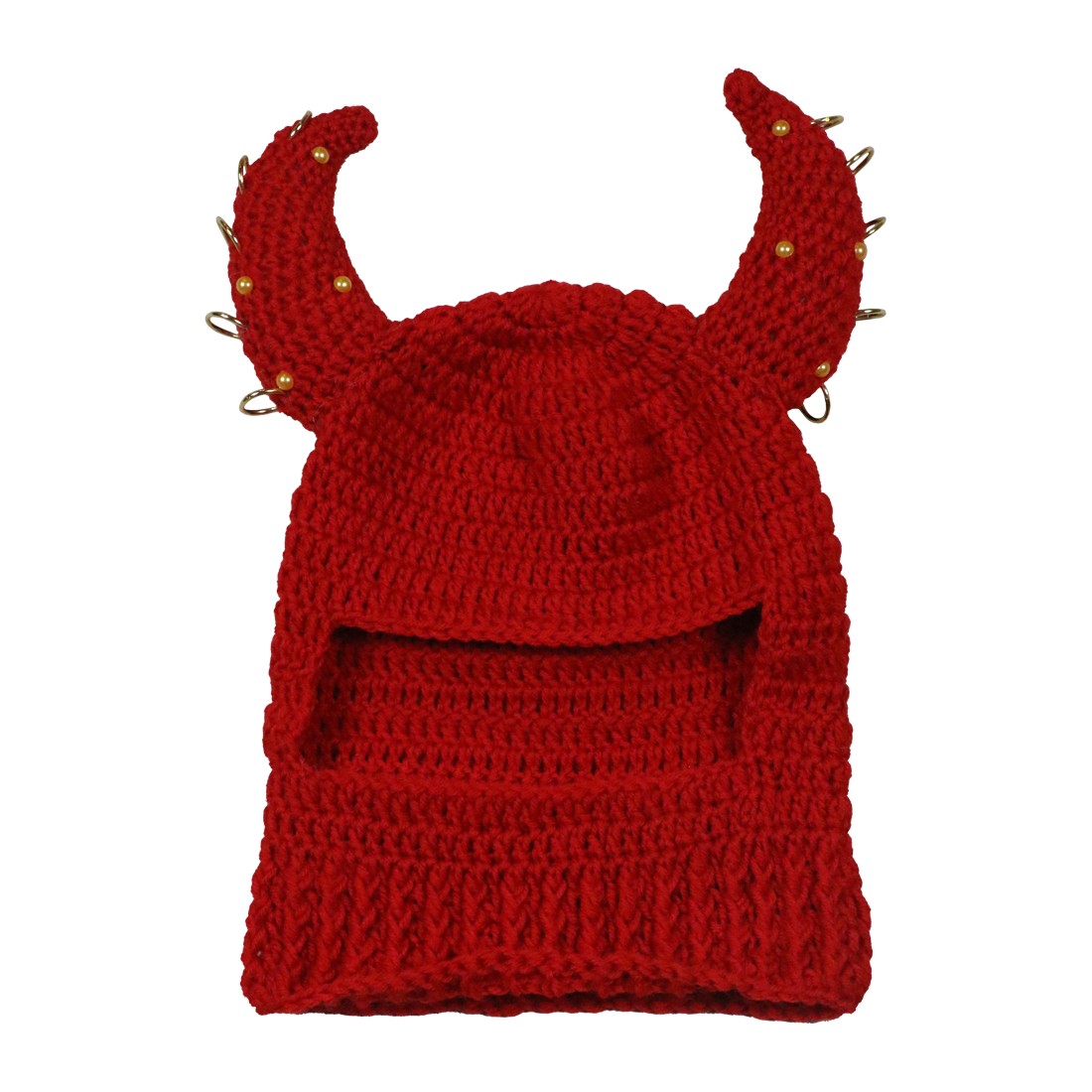 Melanie Martinez Knitted Red Balaclava | Official Store