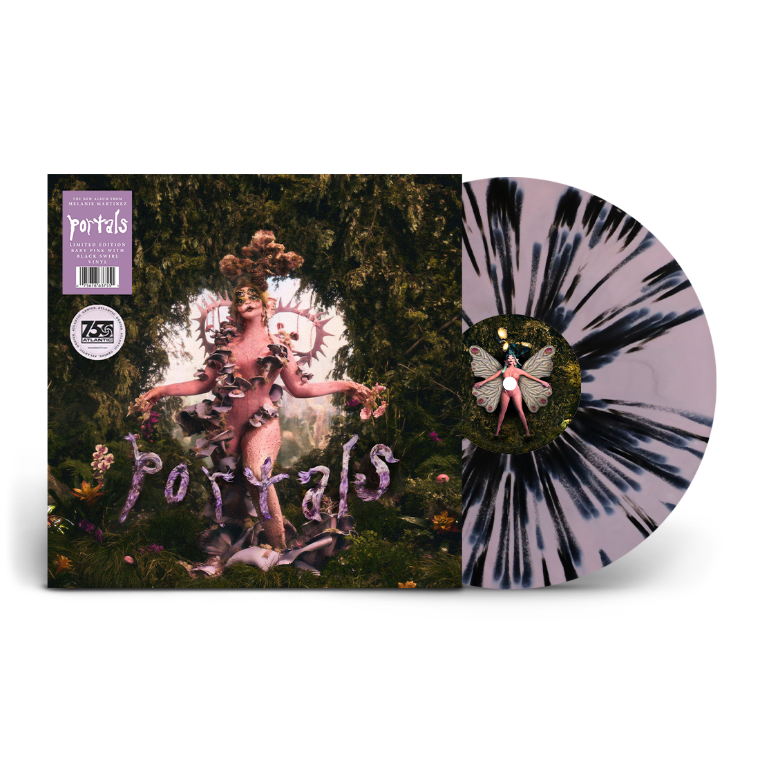 Portals Limited Edition Baby Pink With Black Swirl Vinyl Melanie Martinez